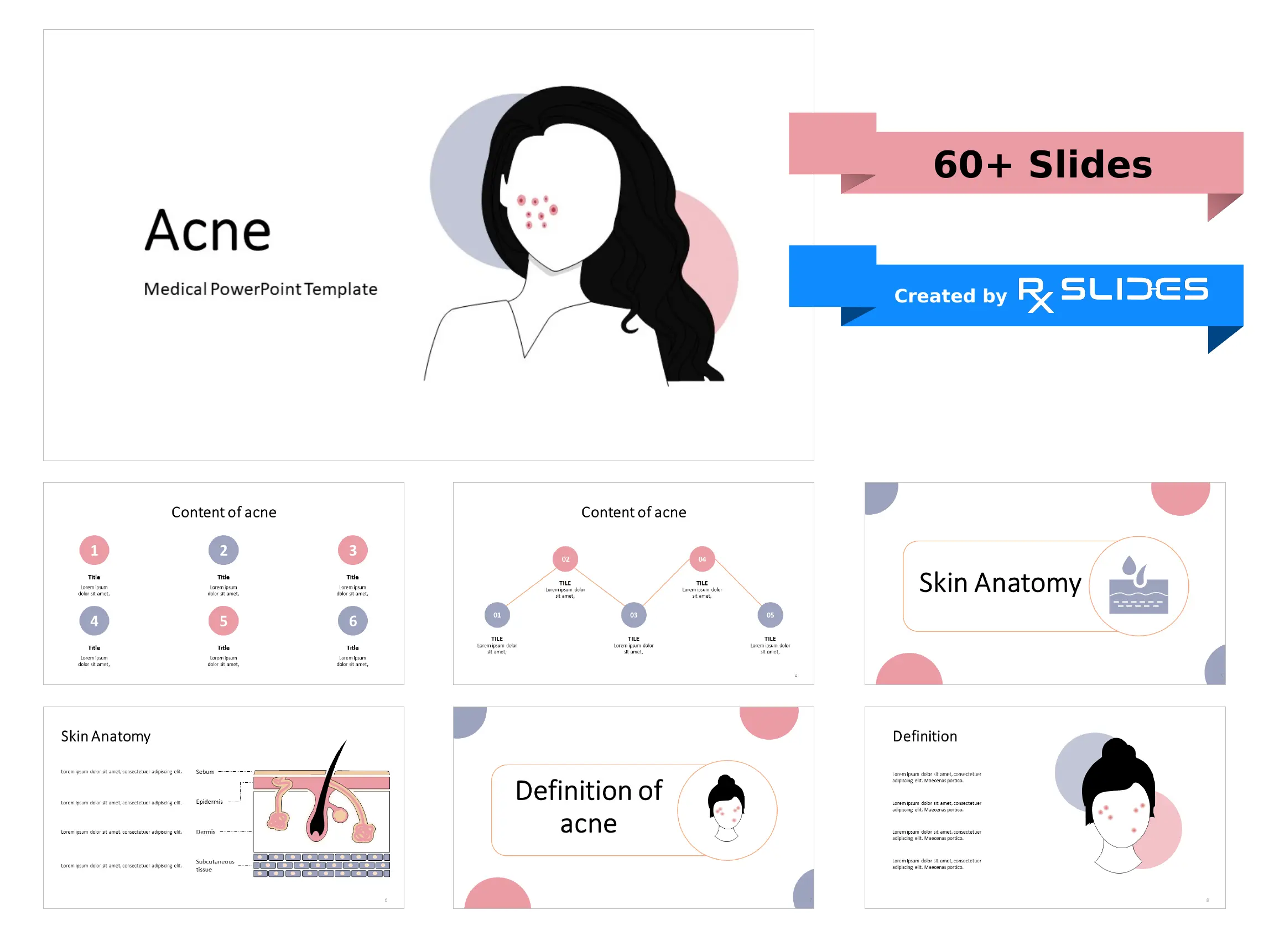 Download Acne PowerPoint Template| RxSlides